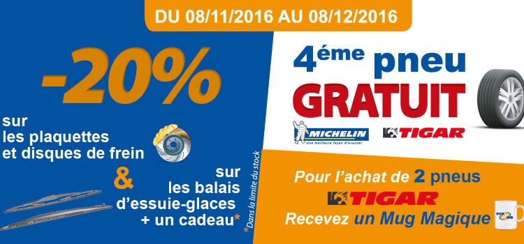Promo Fix'N'Go Pneumatique, Freinage et Batterie