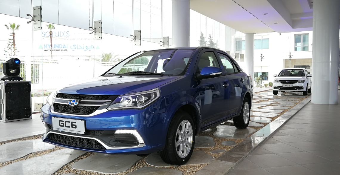 Prix et présentation de la nouvelle Geely GC6 en Tunisie